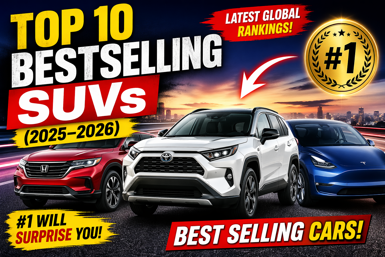 Top 10 Bestselling SUVs (2025–2026): Latest Global Rankings & Buyer ...